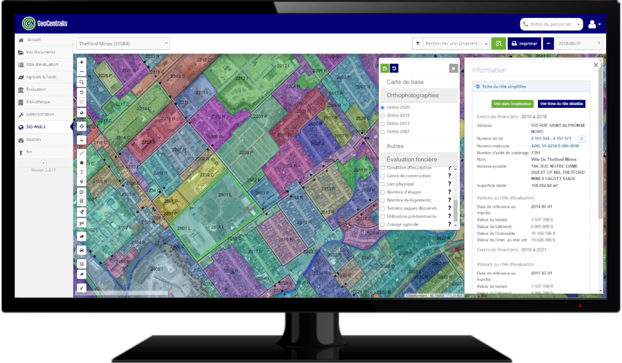 Cartographie et géomatique - GeoCentralis